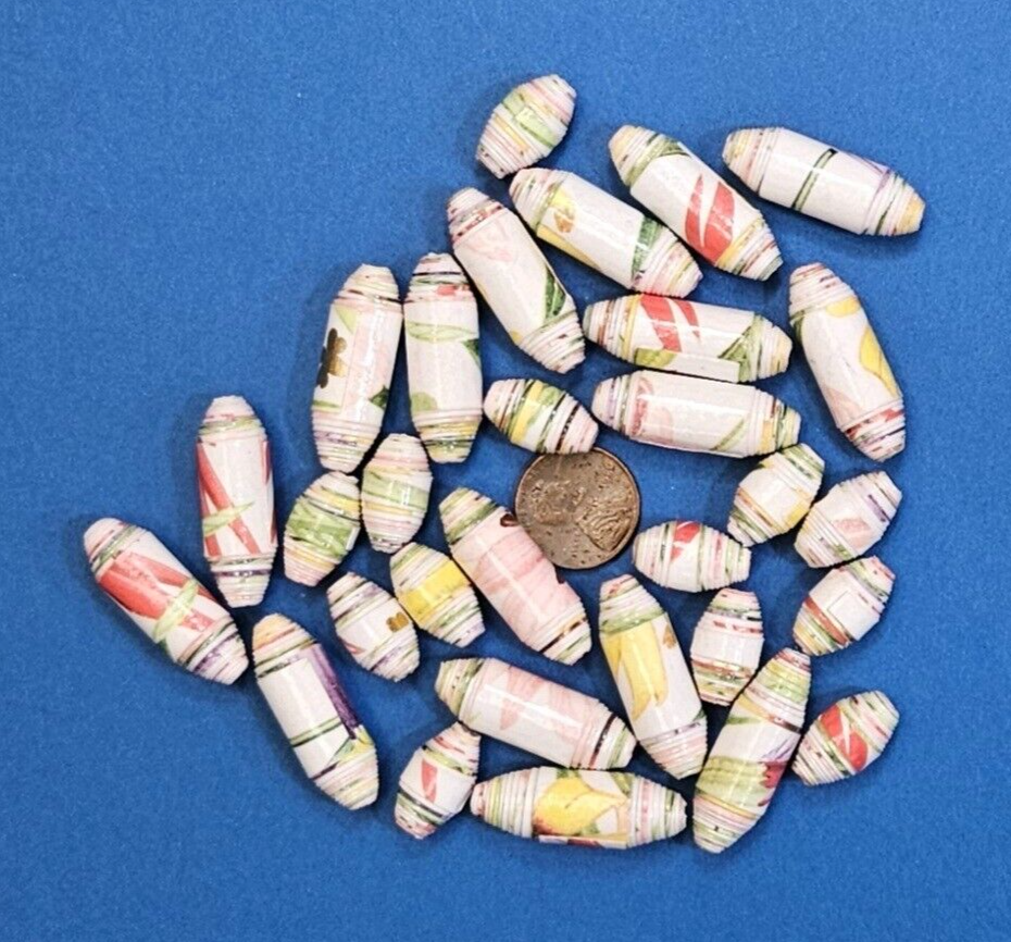 Loose Rolled Paper Beads 31 ct. Assorted Sizes Jewelry Making Crafts ...