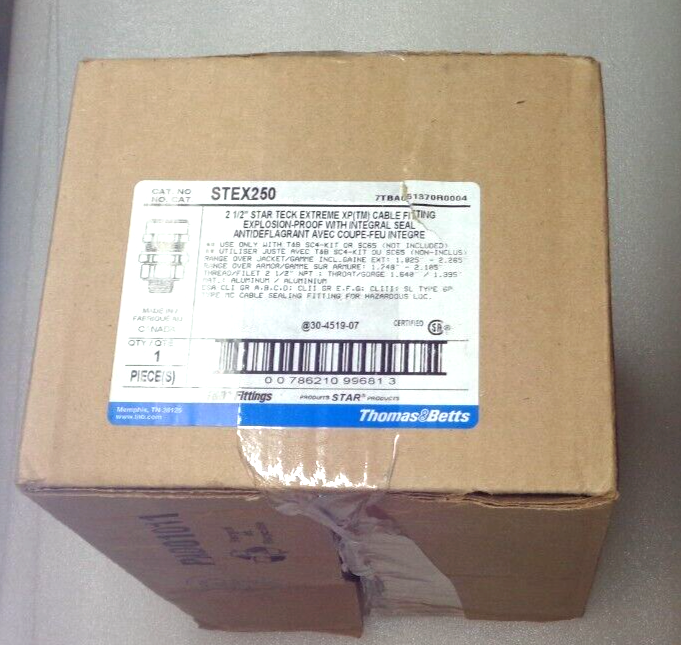 Thomas & Betts STEX250 ALUM EXTREME EXPLOSION-PROOF FITTING TECK CABLE ...