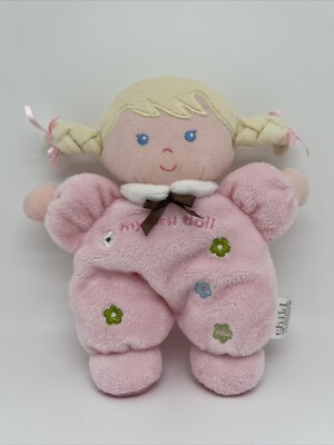 Carters Child Of Mine Doll “My First Doll”Rattle Blonde Hair Pink Plush ...