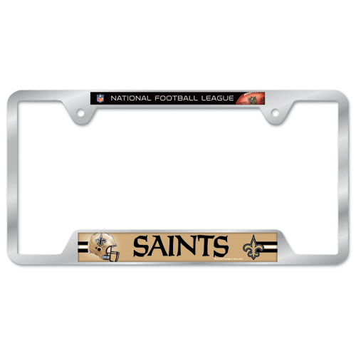 New Orleans Saints Wincraft NFL Metal License Plate Frame FREE SHIP ...