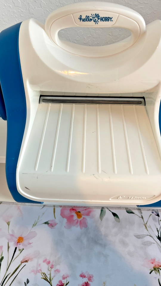 Hello Hobby Die Cutting & Embossing Machine Blue/White Flatbed Magnetic ...