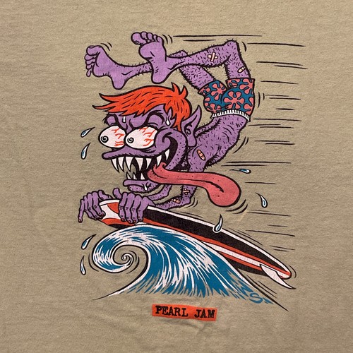 Pearl Jam : Gremmie Out of Control Surf - MENS T-Shirt (XL) - TEN CLUB ...