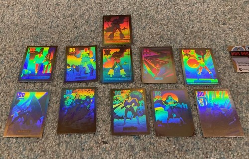 DC Universe cards (1992) complete set of 10 holograms (including lobo ...