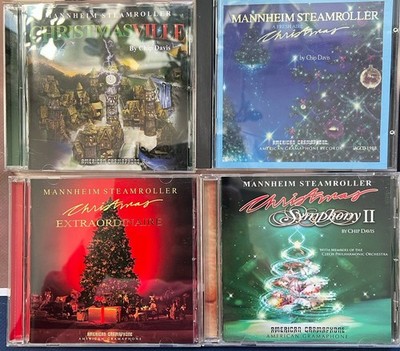4 Mannheim Steamroller Christmas Cds Chip Davis Christmasville ...