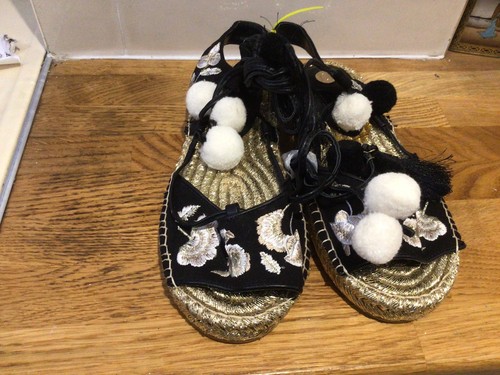 BEAUTIFUL VINTAGE RIVER ISLAND GOLD ROPE SANDAL SIZE 36. / 3 | eBay UK