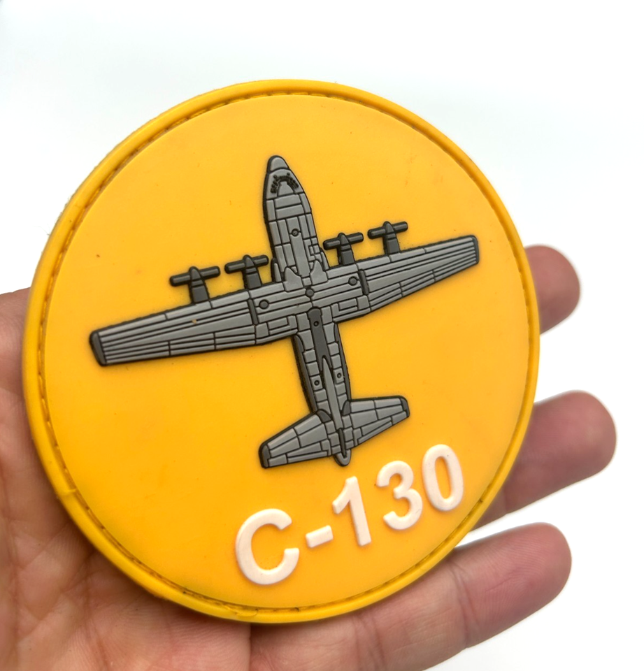 C-130 - YELLOW/GRAY/WHITE- HIGH QUALITY PVC PATCH | eBay