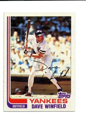 1982 TOPPS NEW YORK YANKEES DAVE WINFIELD #600 MINT HALL OF FAME | eBay