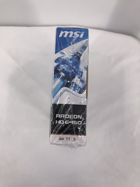 MSI AMD Radeon HD 6450 (R6450-MD1GD3/LP) 1GB / 1GB (max) DDR3 SDRAM PCI ...