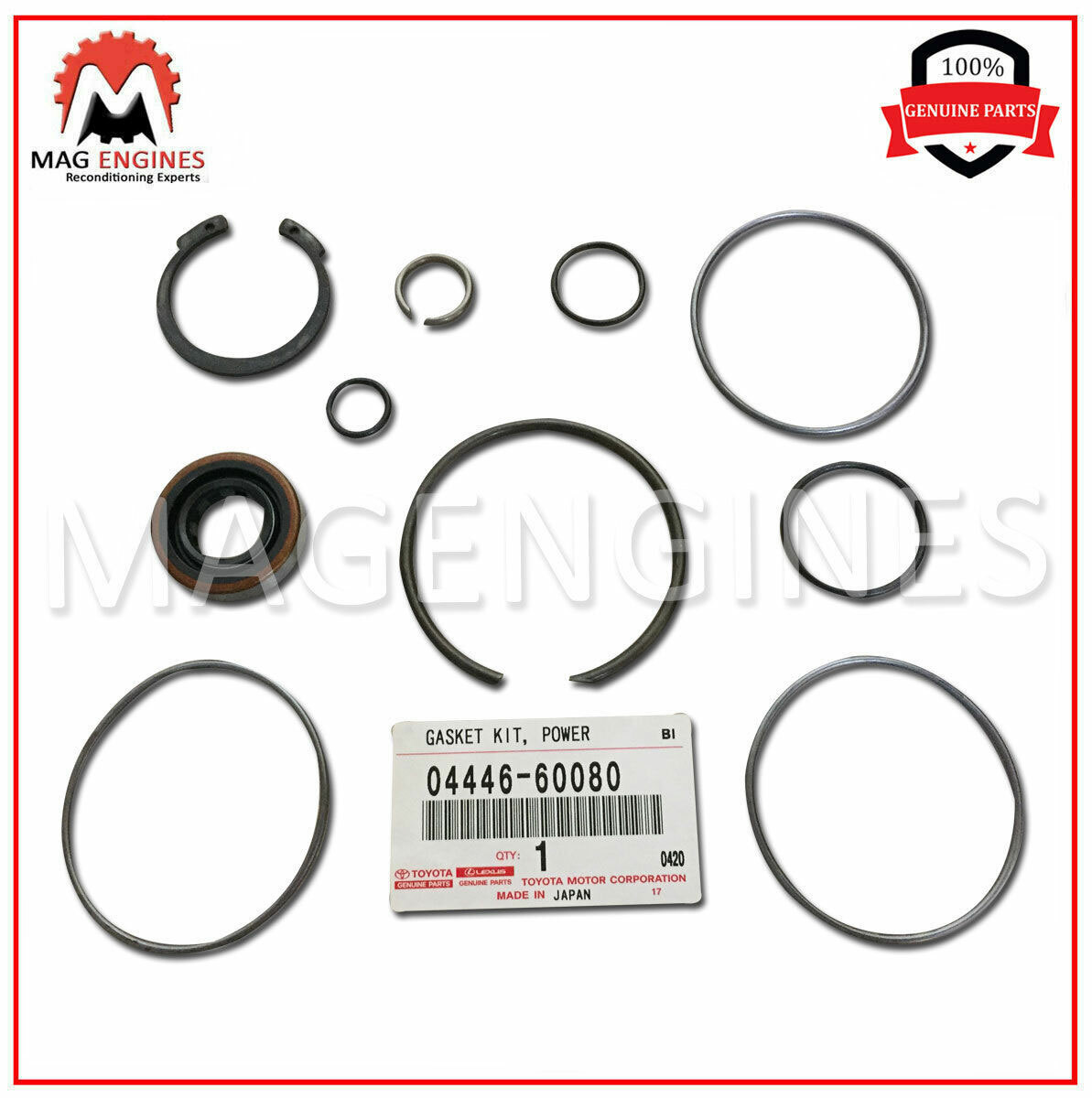 04446-60080 GENUINE OEM POWER STEERING PUMP GASKET KIT 0444660080 | eBay