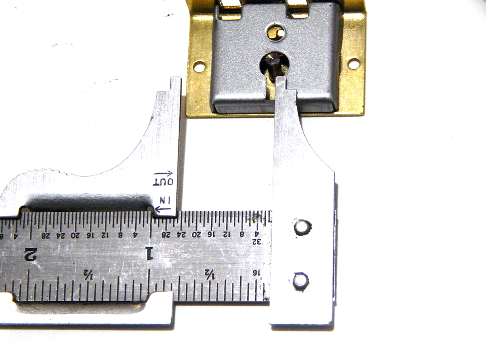 Lock With 2 Keys Half Mortise for Chest Box Lid Drawer and Door | eBay