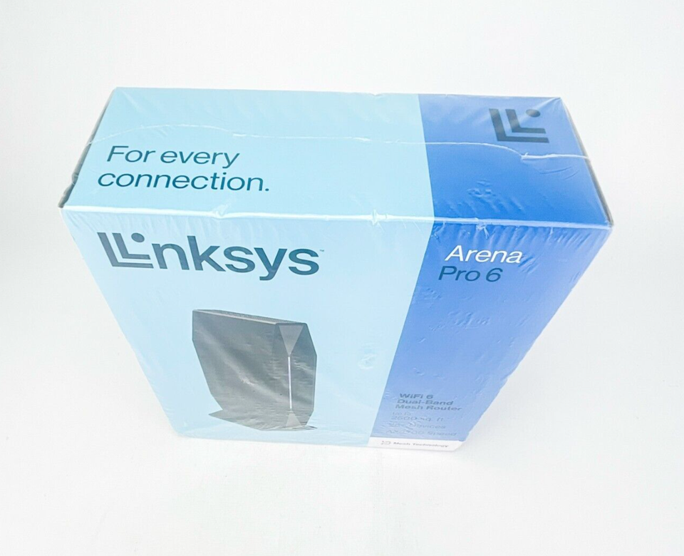 Linksys Arena Pro 6 E8450 Dual Ban Wi Fi 6 Mesh Router AX3200 Speed ...