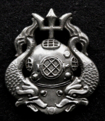 MASTER DIVER PIN BADGE MOS 21 D US ARMY VETERAN UNDERWATER COMBAT ...