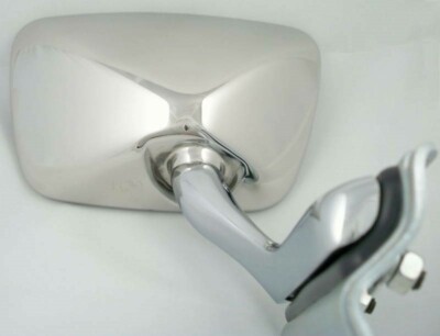 Mercedes W114 W115 New STAINLESS RIGHT Side Mirror & KIT | eBay