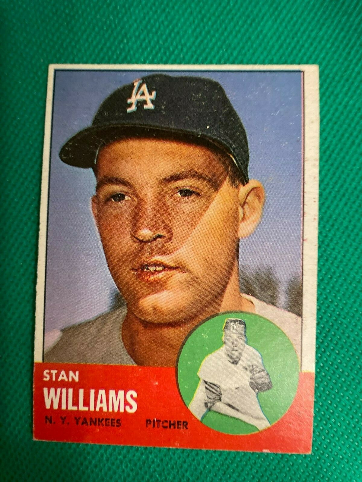 1963 topps # 42 STAN WILLIAMS | eBay
