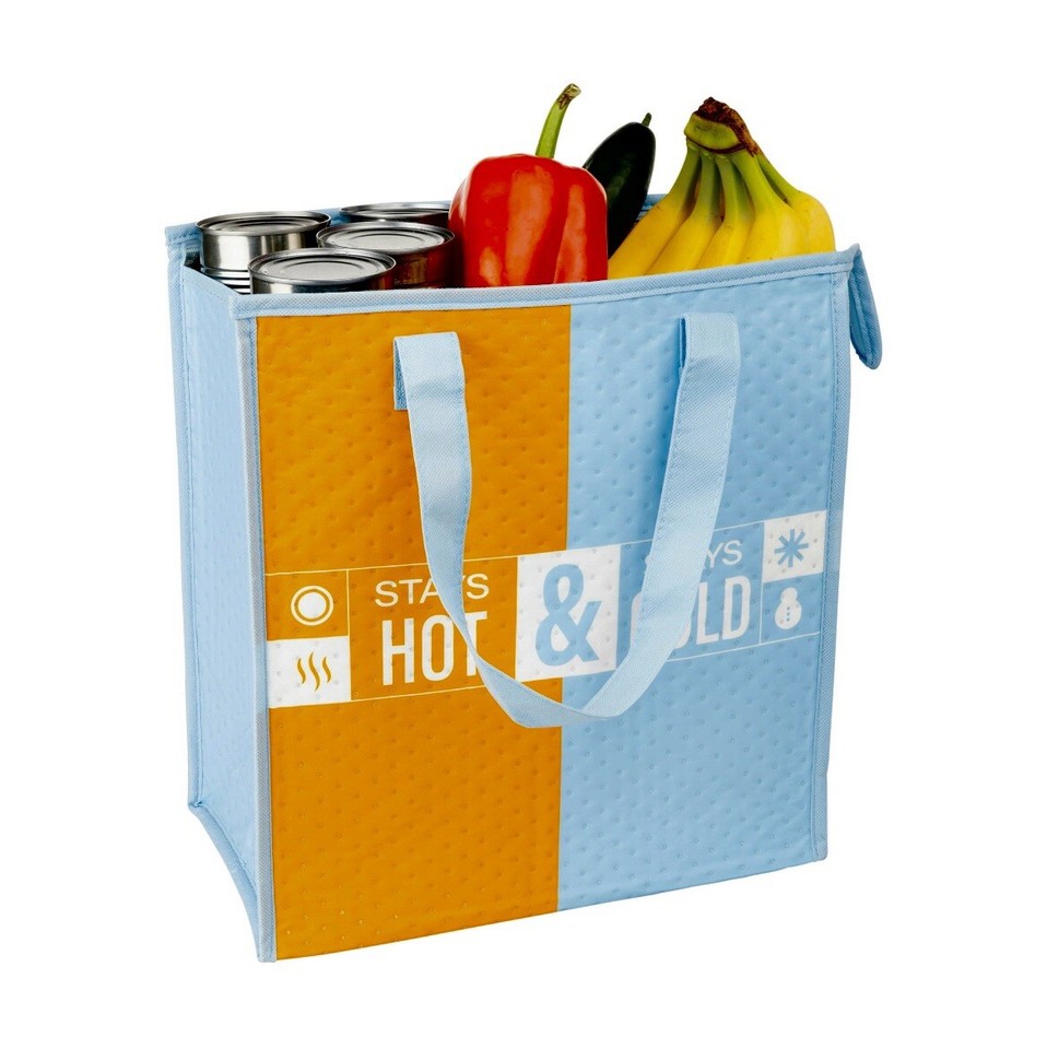 (2) Premium WALMART HOT & COLD Reusable Insulated Grocery Freezer Bag w ...