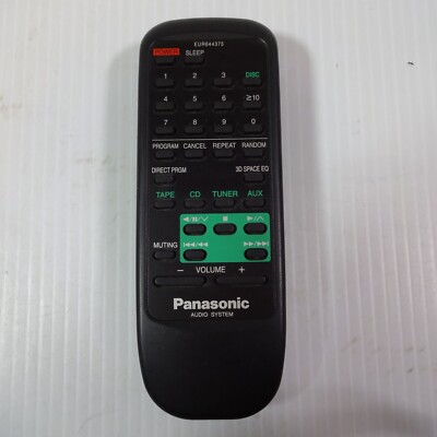 Panasonic Audio System EUR644375 Remote Control IR Tested Working | eBay