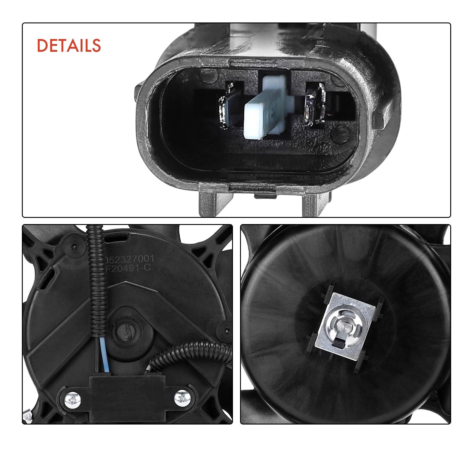 1x Radiator Fan Assembly with shroud for Hyundai Accent 2006 2007 2008 ...