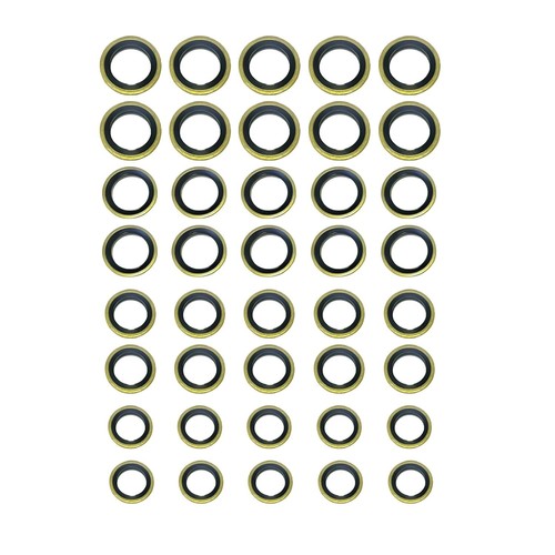 8mm,10mm,12mm,14 mm Qty 10 each Banjo Bolt Fuel Sealing Washers For ...