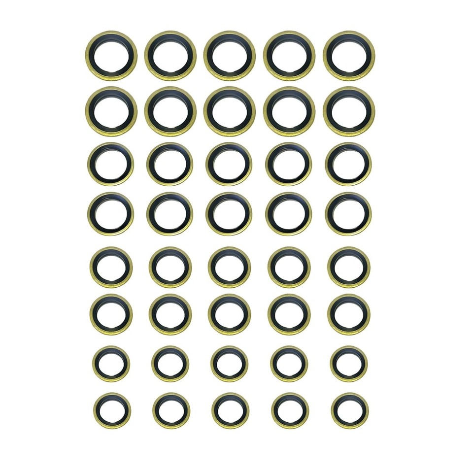 8mm,10mm,12mm,14 mm Qty 10 each Banjo Bolt Fuel Sealing Washers For ...