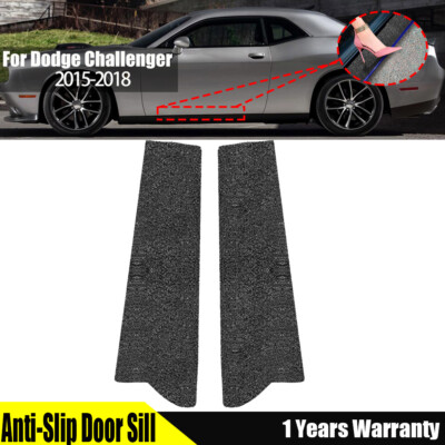 For Dodge Challenger 2015-2018 2pc Door Sill Step Protector Threshold ...