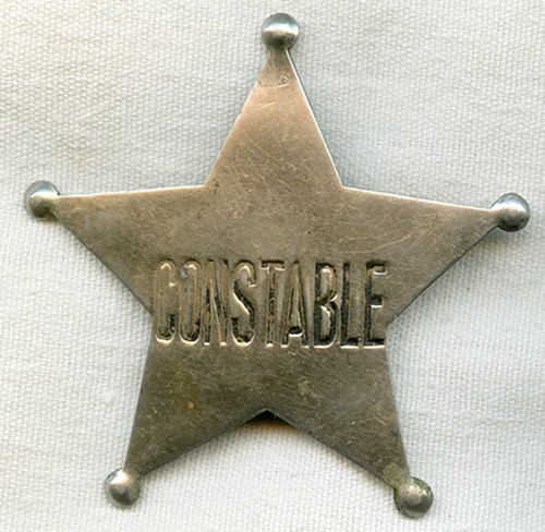 Great Old West Ca 1900s-1910s "Stock" Constable 5 Point Star Badge | eBay