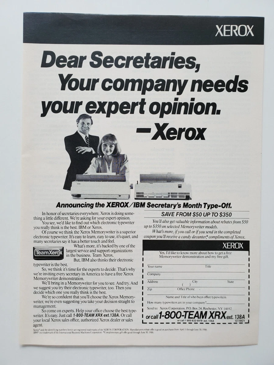 Xerox Ad