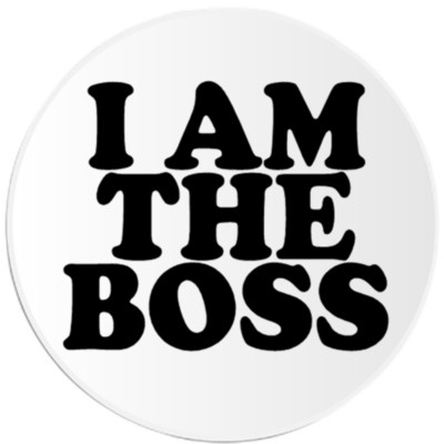 I Am The Boss - 100 Pack Circle Stickers 3" x 3" | eBay
