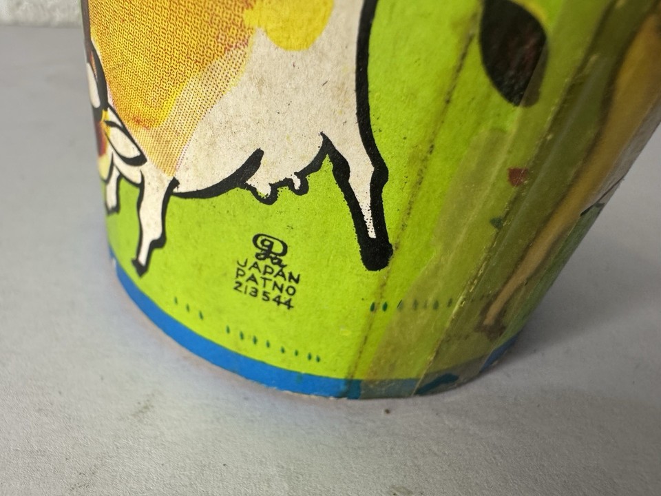 Vintage Cow Moo Box Moo Can Noisemaker Toy Japan Non Working ☹️ | eBay ...