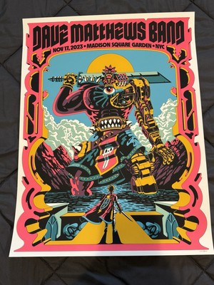 Dave Matthews Band - MSG 2023 - Show Poster | eBay