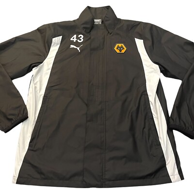 Wolverhampton Wanderers Wolves Player Worn No.43 Training Jacket Puma ...