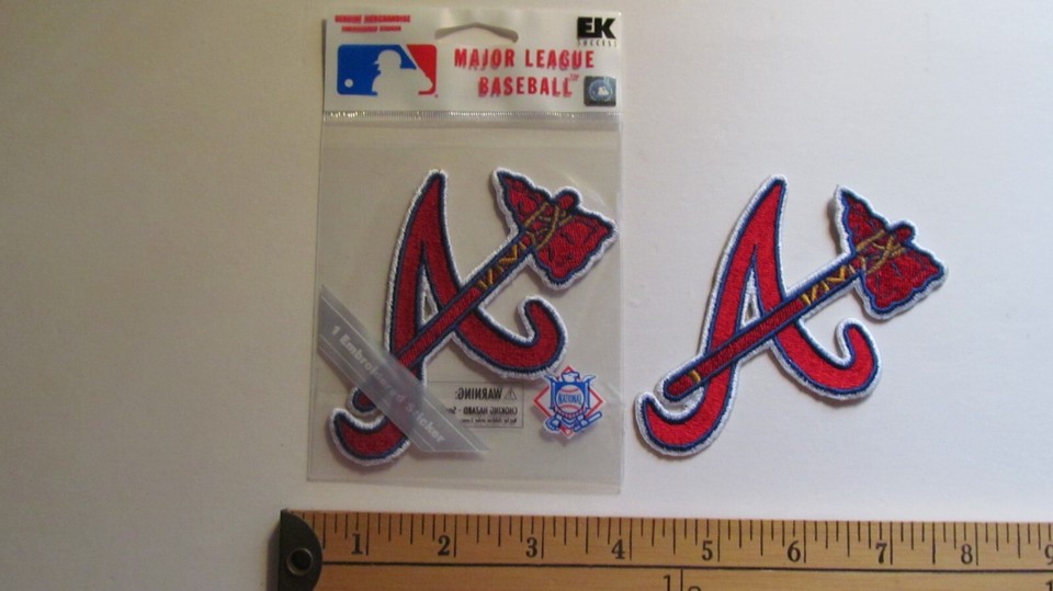 * 6 RARE ATLANTA BRAVES TOMAHAWK MAJOR BASEBALL LEAGUE PATCH CREST MLB ...