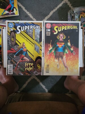 SUPERGIRL #9, 10, Free Ride, Fire Cover/ DAVID / DC COMICS 1997 | eBay