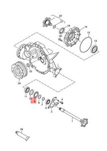 Genuine AUDI VW A4 Allroad Quattro Avant S4 A4l Shaft Oil Seal ...