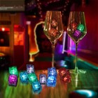 ICE CUBES LEDS light up 24 - 120 Multicolor & flash ,drinks parties ...