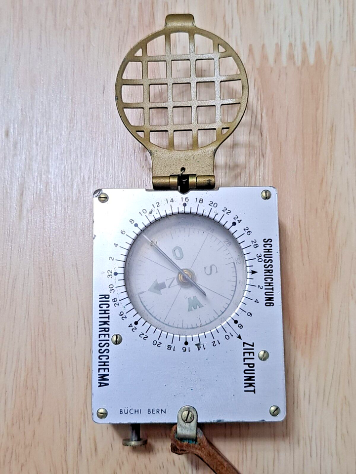 SWISS ARMY ARTILLERY SCALES COMPASS SITOMETER MILITARY Switzerland Bern ...