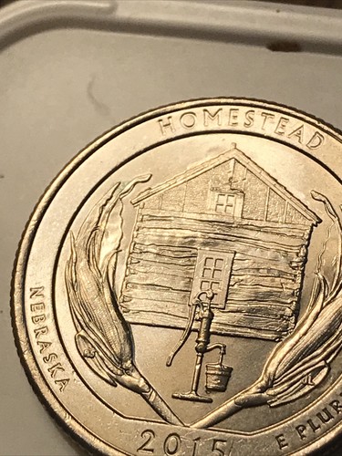 2015 P Nebraska Homestead Quarter Snowy Roof Die Chip Error | eBay