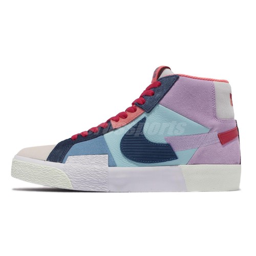 Nike SB Zoom Blazer Mid PRM Mosaic Pack Multi Men Skate Boarding Shoe ...