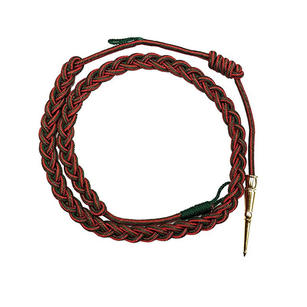 French Fourragere Red/Green Cord with Brite Barrel and Tip (each) | eBay