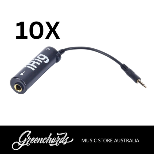 10PCS iRig Guitar Effects Interface Adapter for Electric Guitar, Bass ...