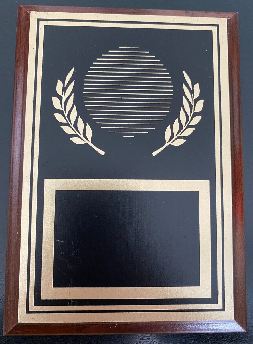 Blank Award Plaque