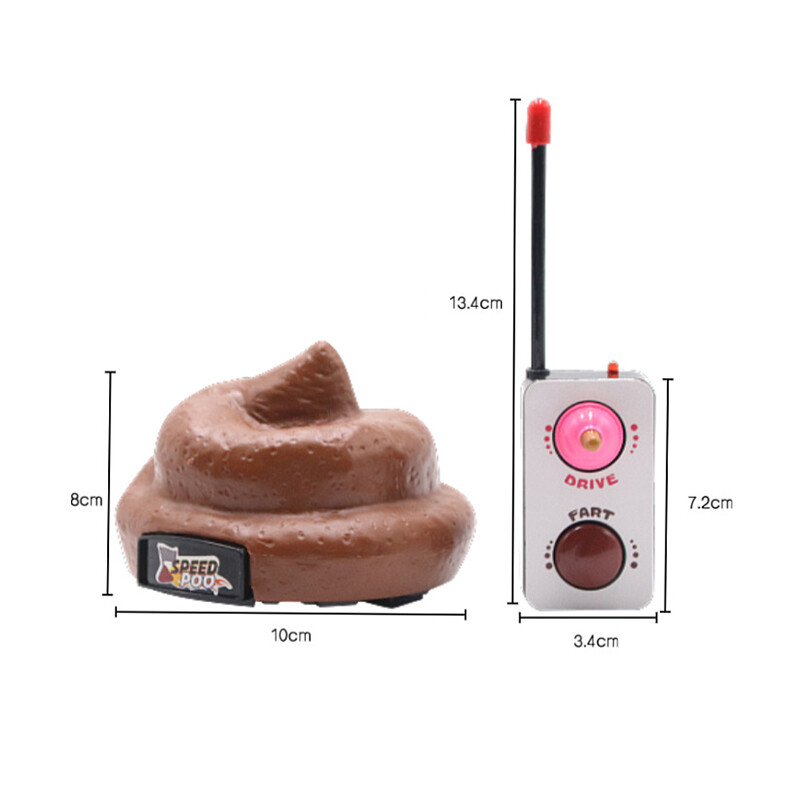 Hilarious Speedy Remote Control Speed Poo Family Fun Drive and Spin Fun ...