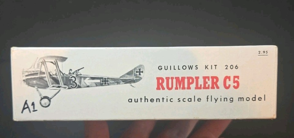 A1 Guillow Rumpler C5 Scale Airplane Kit 24"WS See Details! US Seller ...
