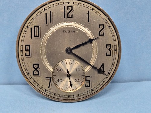 Vintage Elgin 12s /15J Pocket Watch Movement /parts/30303212/runs | eBay