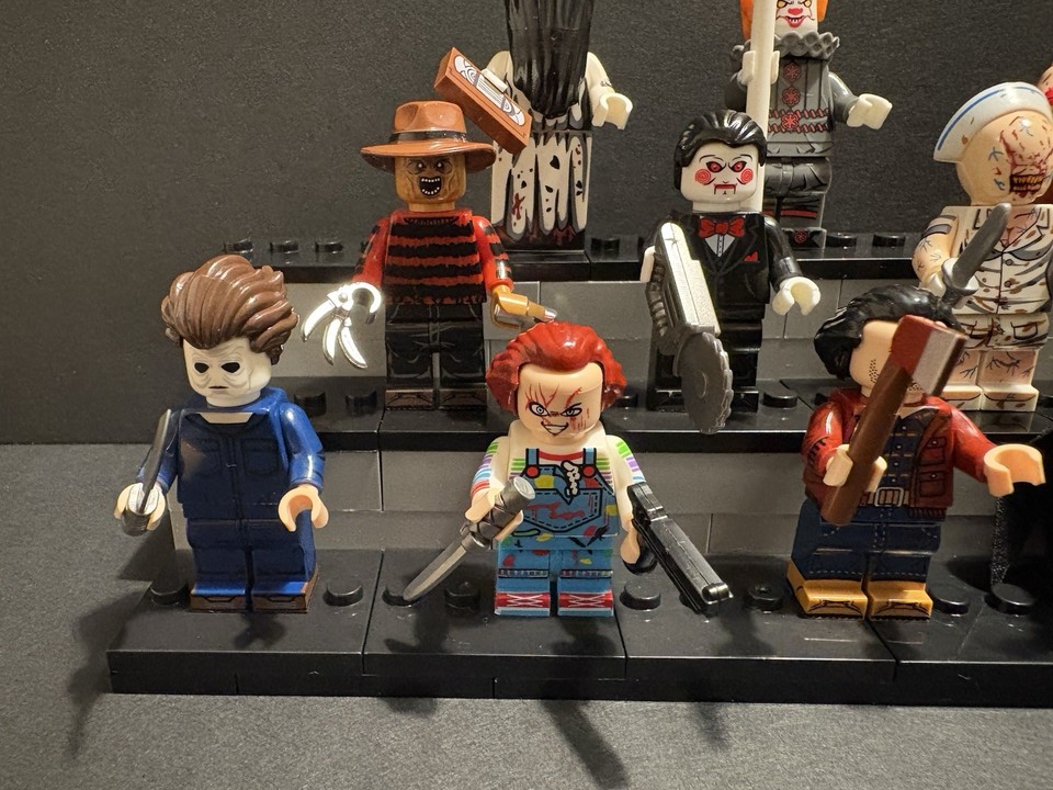 Horror Inspired Custom Lego Minifigures (Chucky, Freddy, Pennywise ...