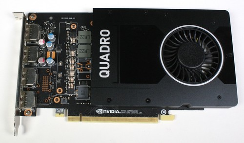 Nvidia Quadro P2200 GPU 5GB GDDR5X memory, 4x Display Port outputs Dell ...