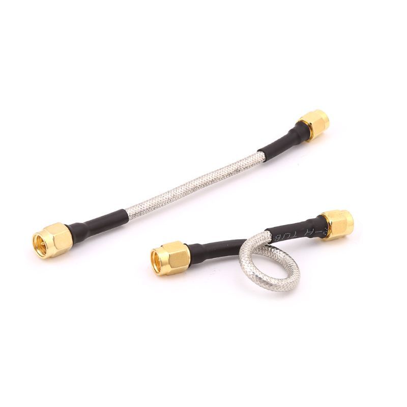 10pcs SMA Male To SMA Male RG402 Pigtail Cable 10cm Semi-rigid ...