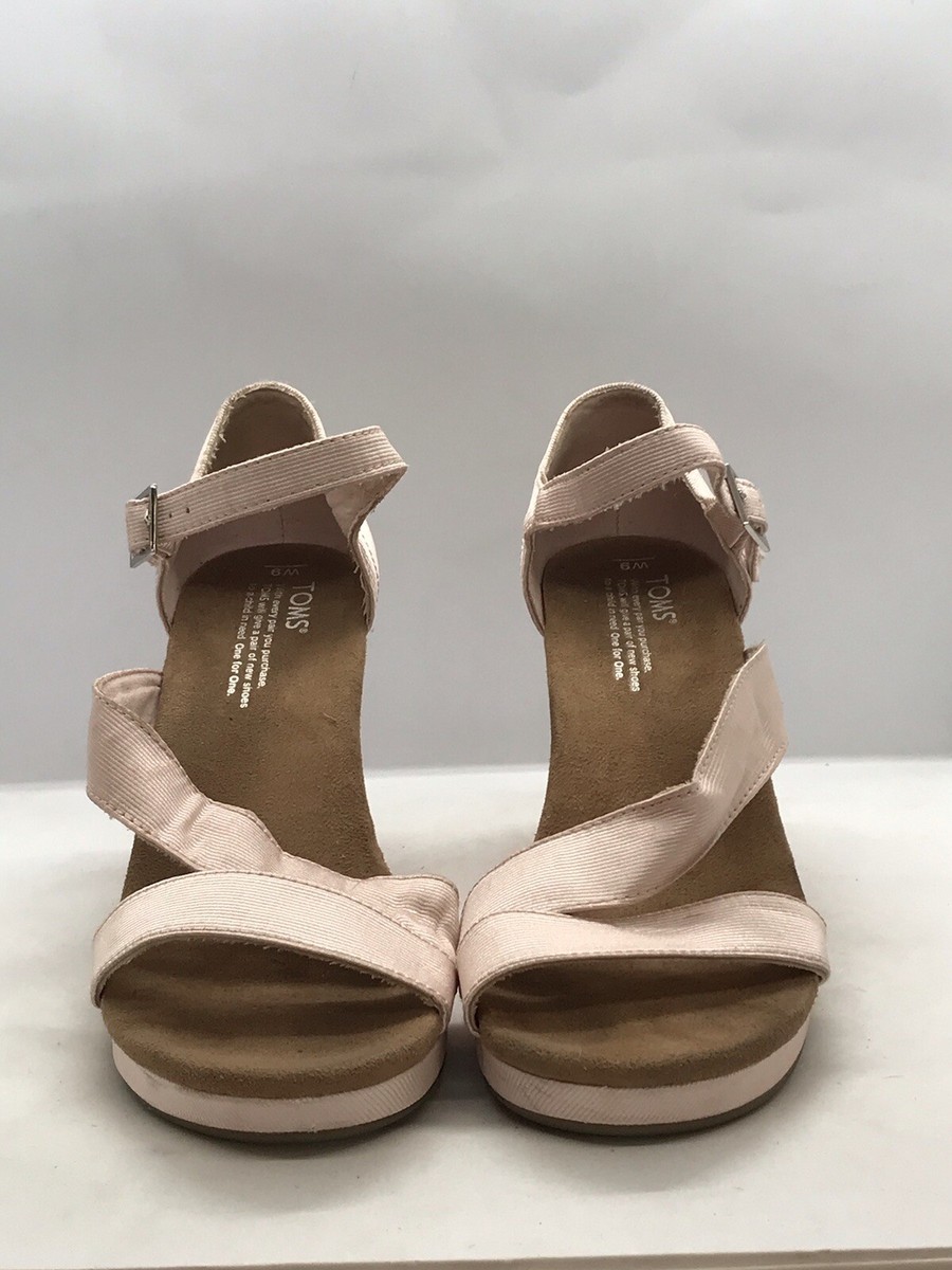 Light Pink Wedge Shoes