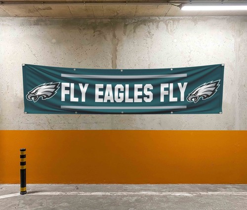 Philadelphia Eagles Team Flag 2x8ft Fly EAGLES Fly Banner 60x240cm ...