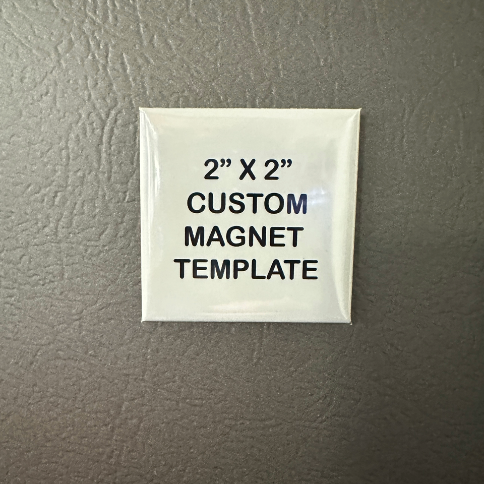 Custom Square Photo Magnets 2x2" Set of 9 - Magnetic Photo Gift ...