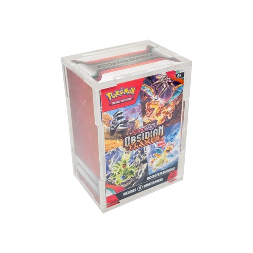 Acrylic Display Case Box for Pokemon Booster Bundle UV Protection | eBay